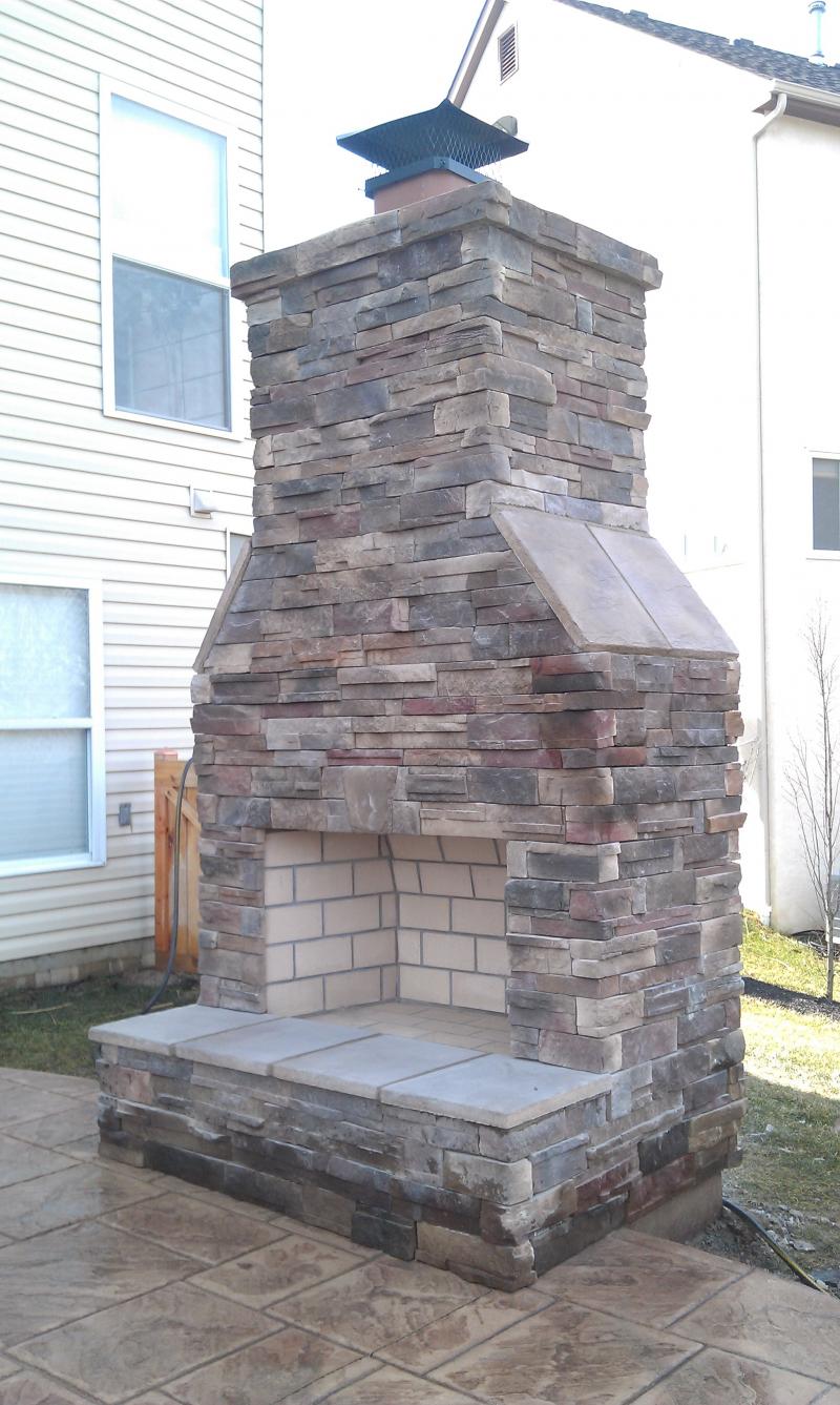 GBR Masonry, Inc. - Exterior Fireplaces