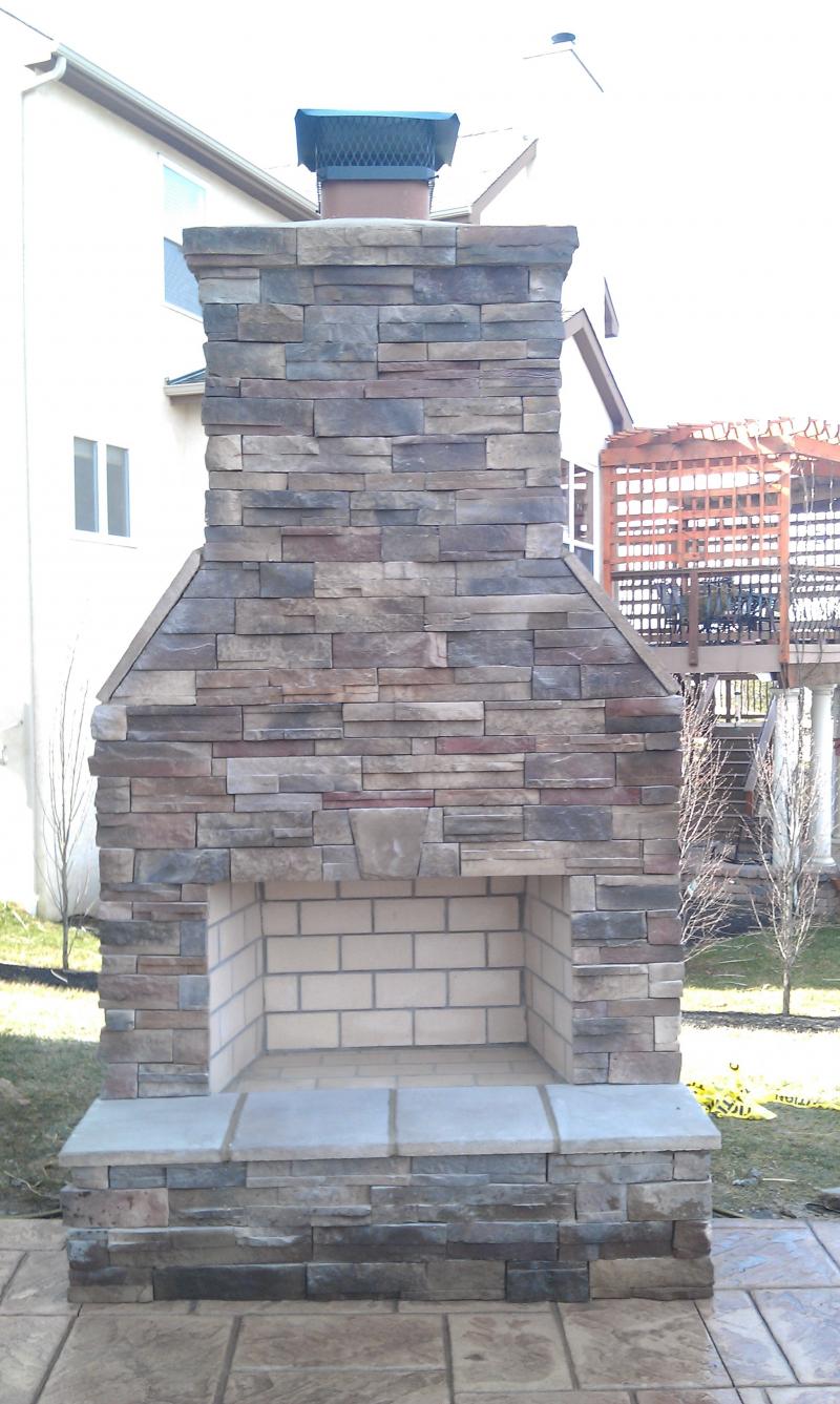 GBR Masonry, Inc. - Exterior Fireplaces